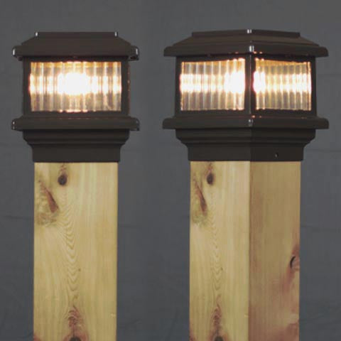 4x4 Titan LED Post Cap Light for 3-1/2" Wood Posts