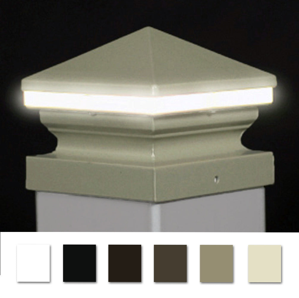Iris Anello LED Post Cap Light for 5x5 Vinyl Posts